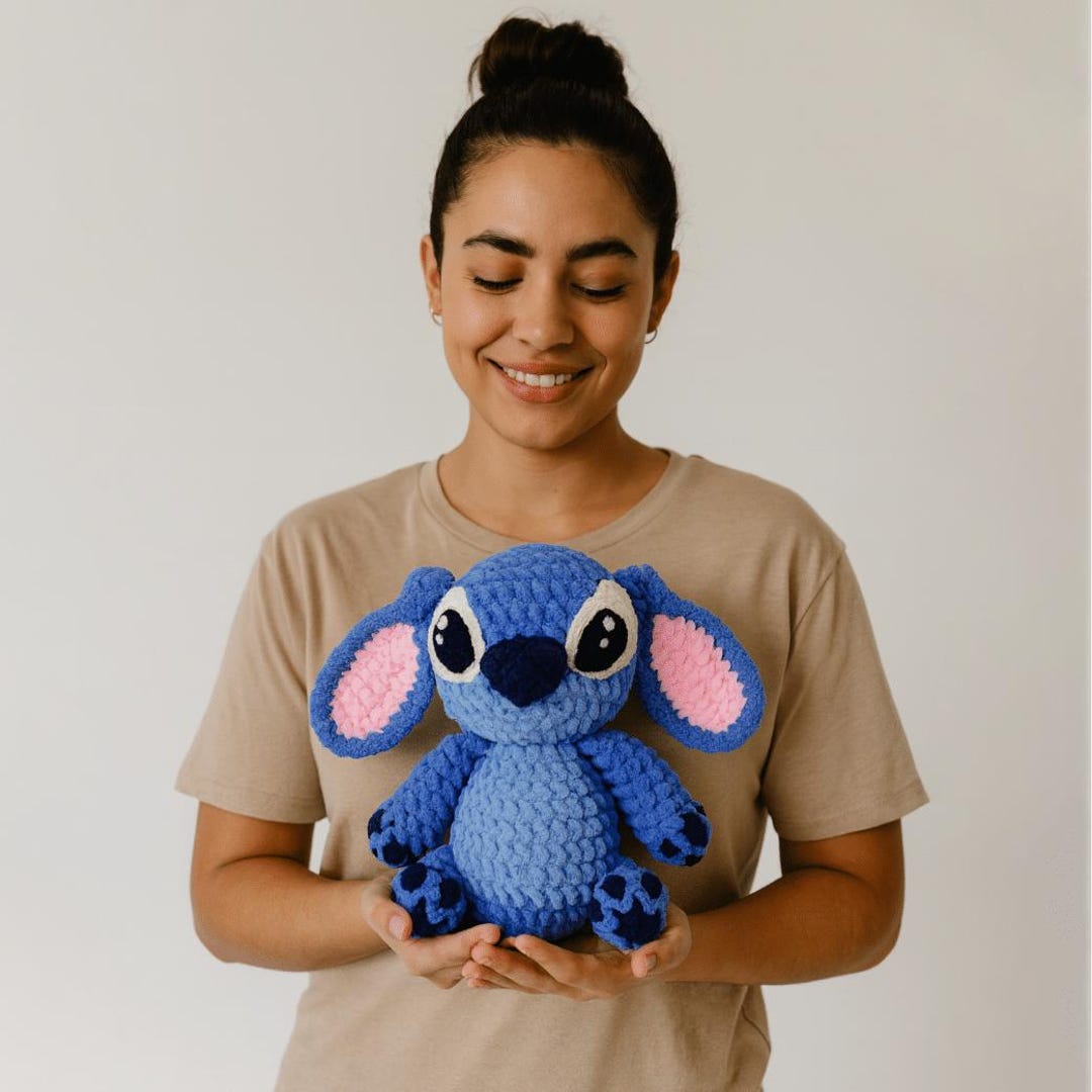 Stitch Amigurumi Crochet Pattern PDF – Cute Plush Toy Tutorial, DIY ...