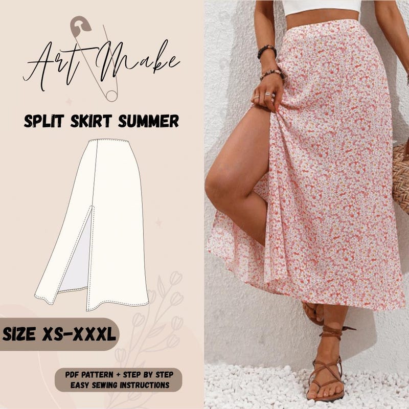Split Skirt - Etsy