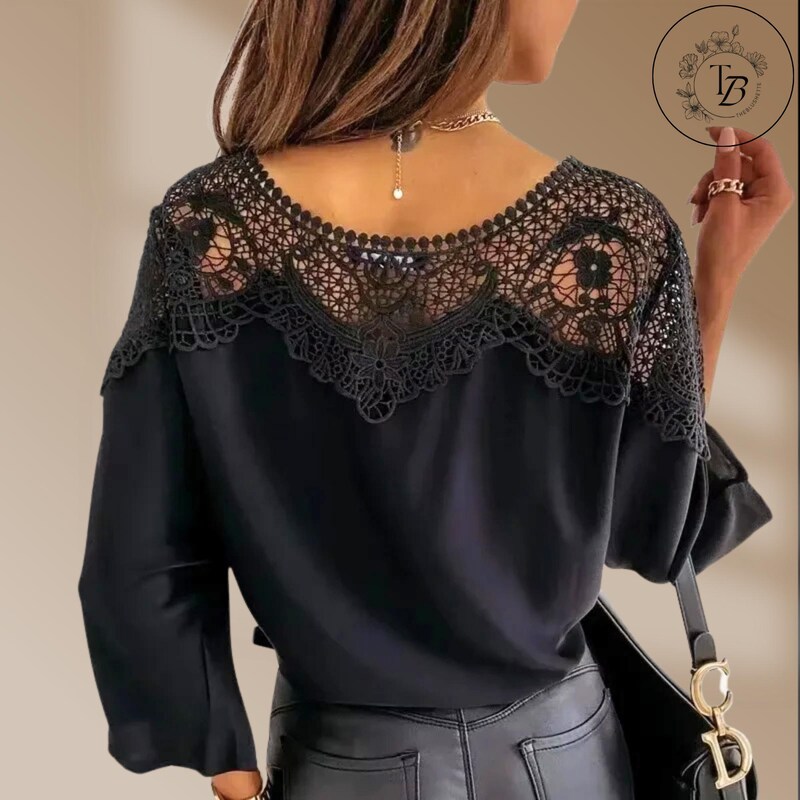 Lace Blouse - Etsy
