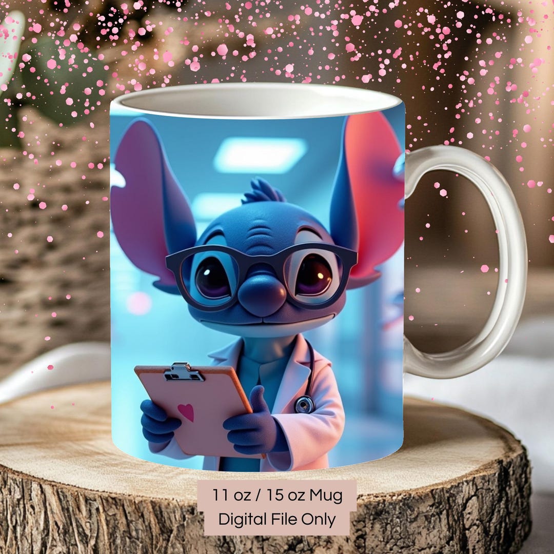 3D Doctor Stitch Mug Design, Hospital Stitch Mug Wrap Sublimation ...