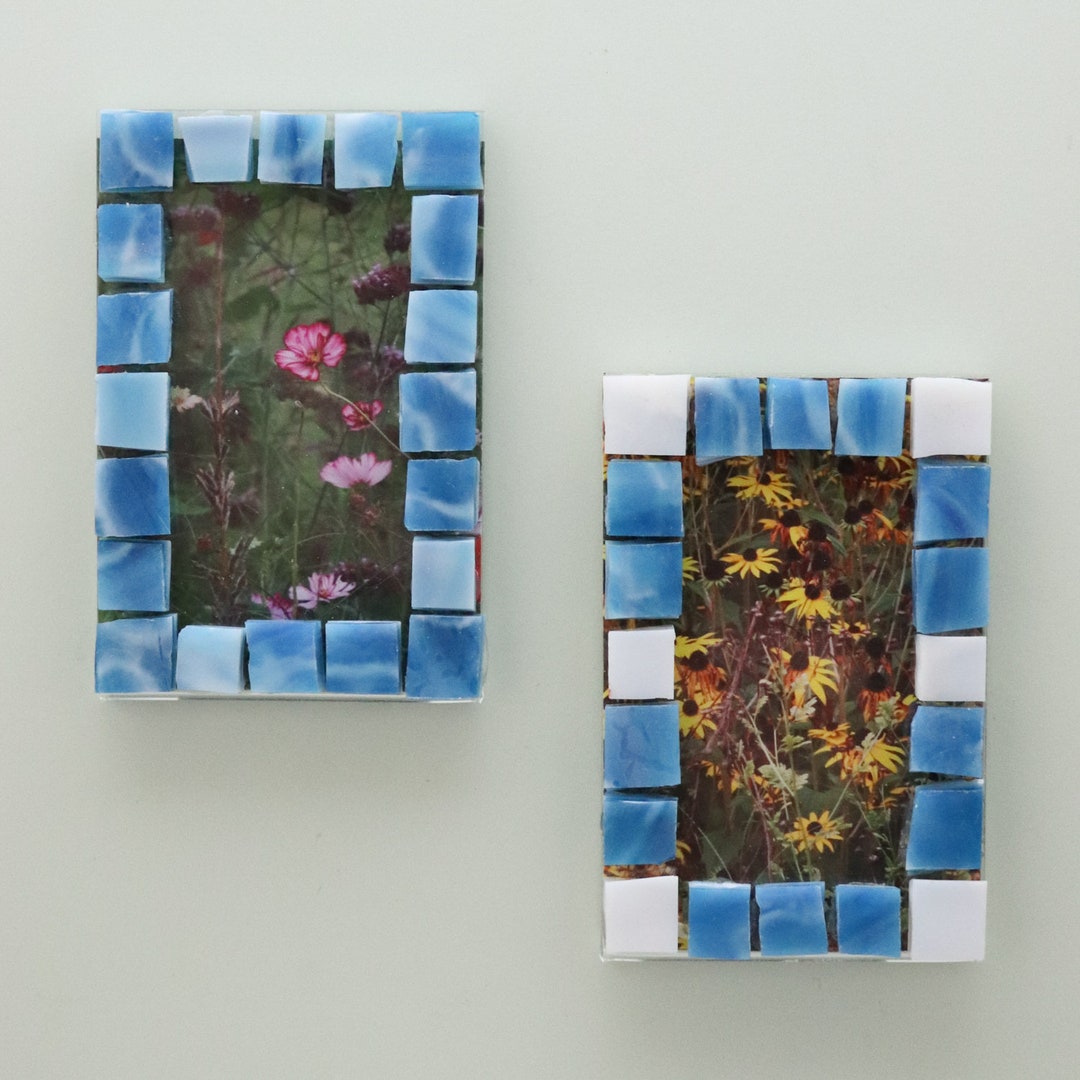 Mini Mosaic Magnet Picture Frame 2x3 Artisan - Etsy