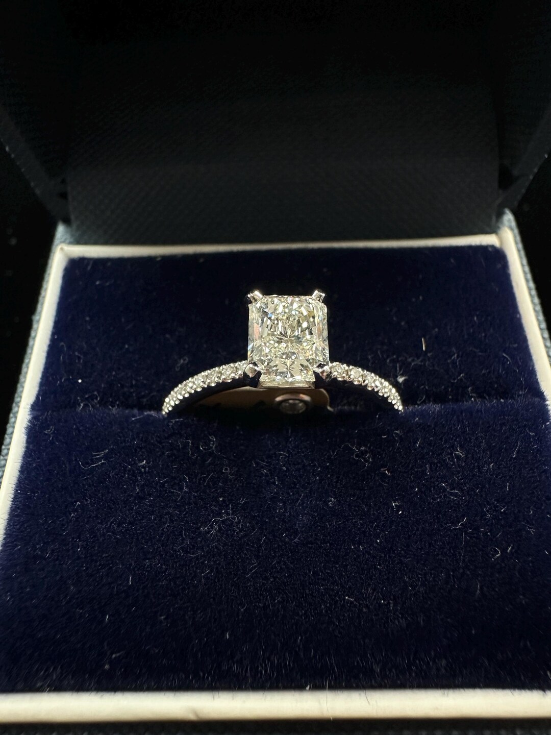 1.24ct GIA Diamond Engagement Ring Platinum | Size 8 Resizable ...