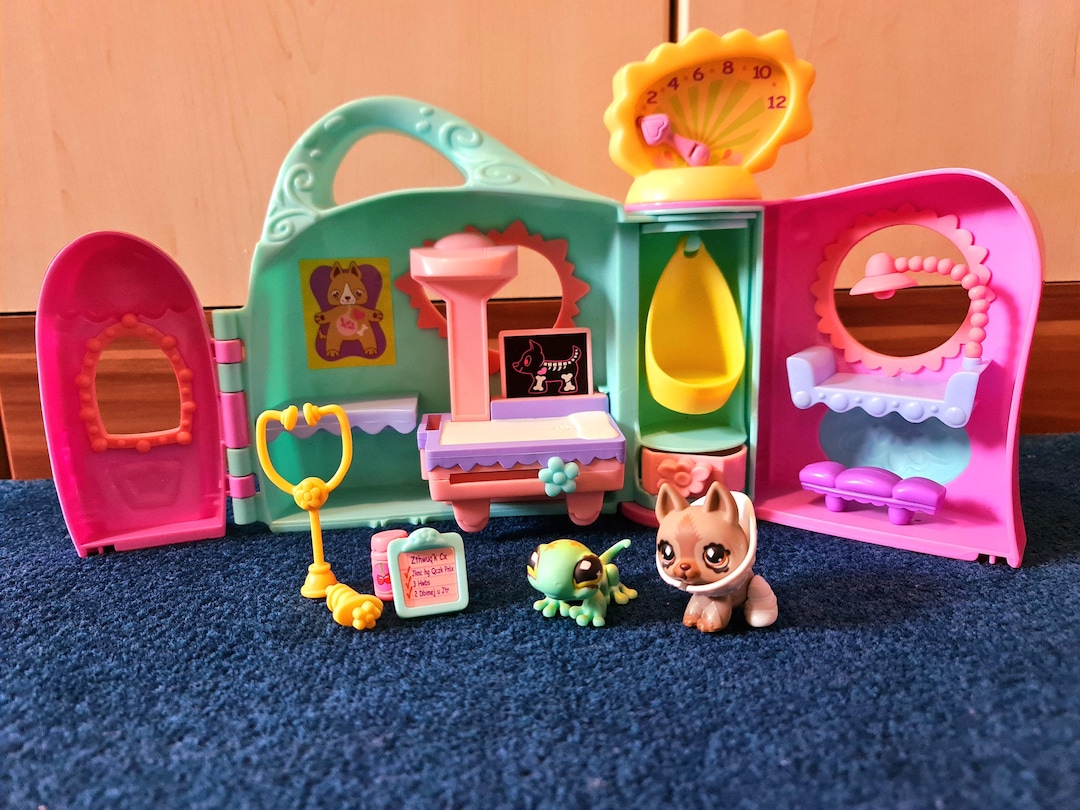 Littlest Pet Shop Get Better Centre Set Complete, Authentic LPS Hasbro ...