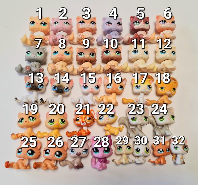 Littlest Pet Shop, Authentic Hasbro LPS – Pick Your Pet (cats, Kittens ...