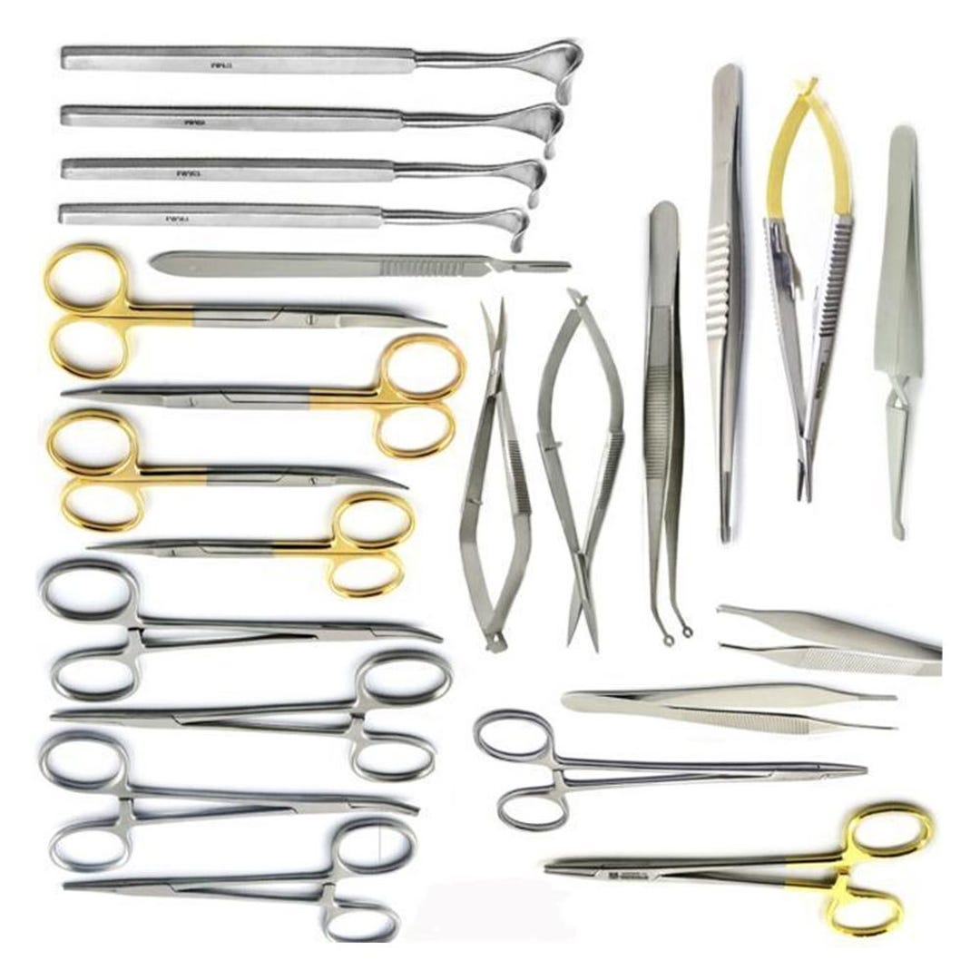 Blepharoplasty Instruments Kit Eyelid Retractors Micro Eye Surgery ...