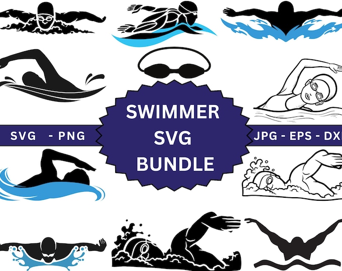 Swimming Svg Bundle Swimmer Svg Bundle Swim Svg Bundle Swim Png Bundle ...