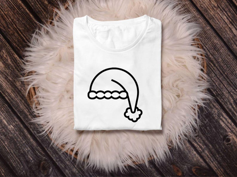 Santa Hat Svg,santa Claus Hat Clip Art Bundle Pack,santa Hat Svg ...