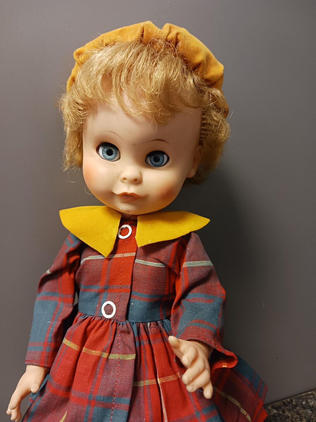 Vintage Lorrie Doll in Original Clothes. Blonde Rooted Hair and Blue ...