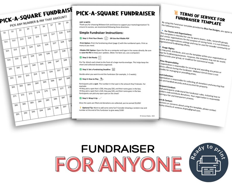 1-100 Fundraiser Ideas for Nonprofits Best Fundraising Ideas Template ...