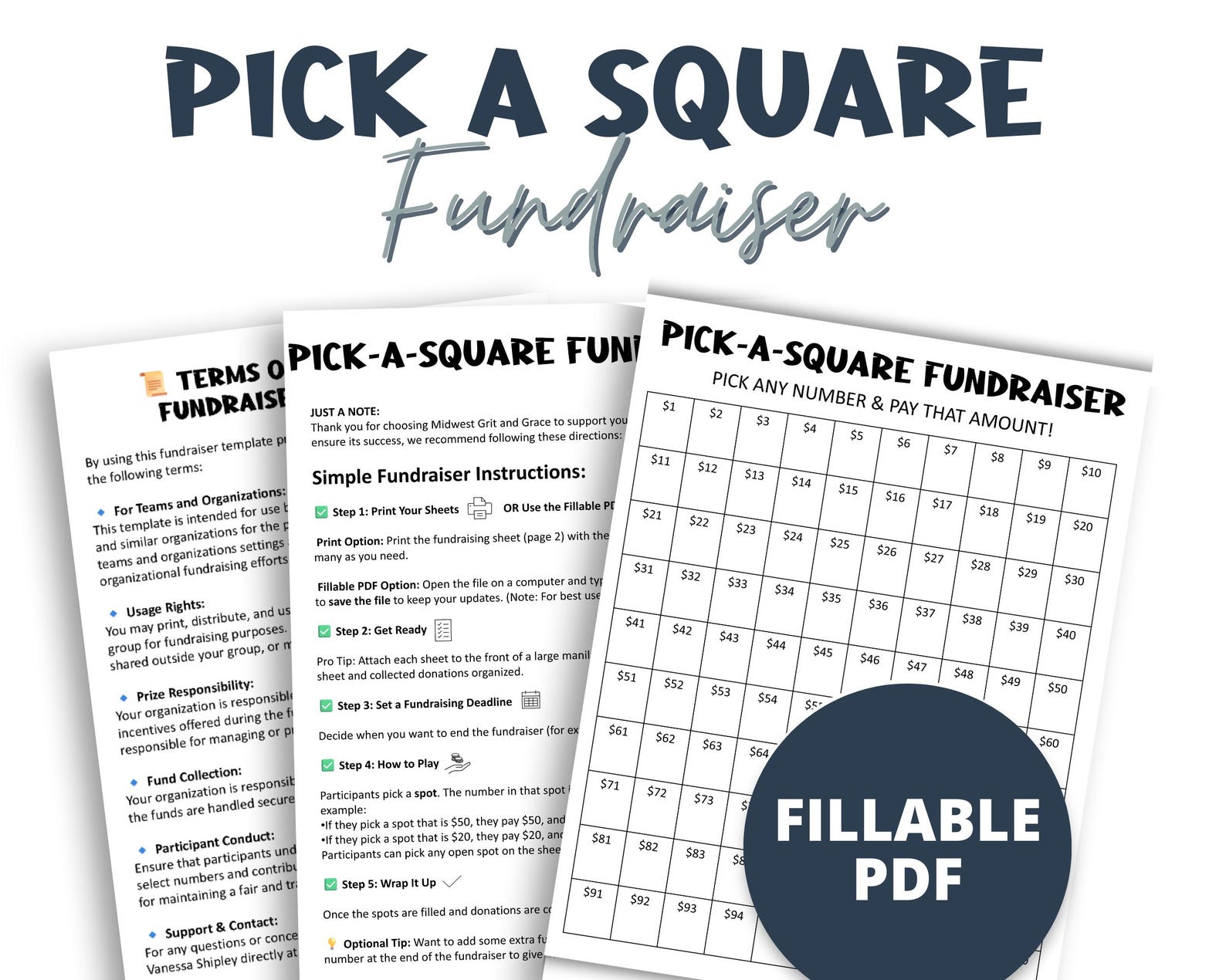 1-100 Fundraiser Ideas for Nonprofits Best Fundraising Ideas Template ...