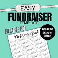 FILL MY Money Tree Fundraiser | Printable 8.5" X 11" Color-in Donation ...