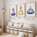 Set of 18 Posters Bundle, Printable Wall Art Decor, Princess Art ...