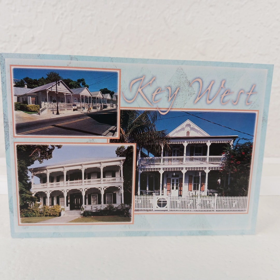 Vintage Key West Florida Architecture Photograph Print, Collectible ...