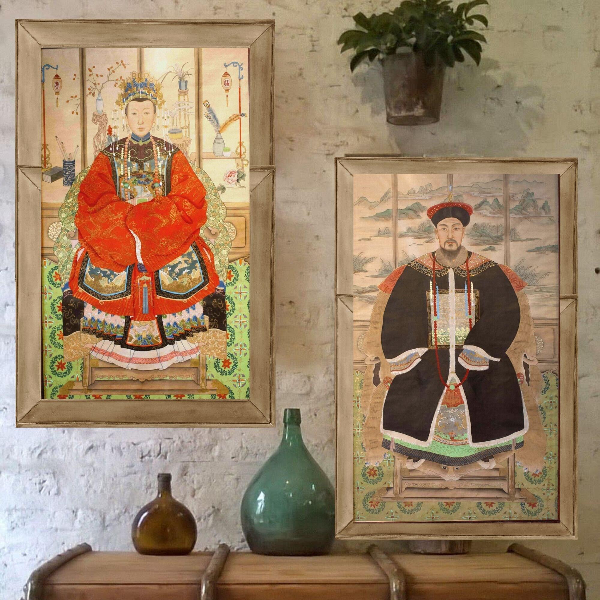 Chinese Imperial Prince and His Wife Portraits, Chinese Ancestors, HD ...