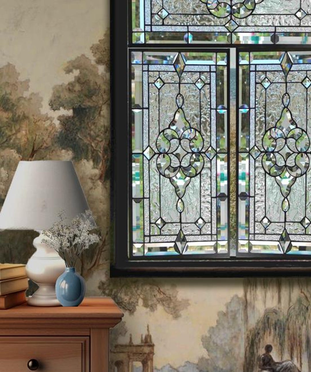 Doll House Windows Set Printable, Windows for 1/12 Sized Dollhouse Wall Decor, Doll Room Box ...