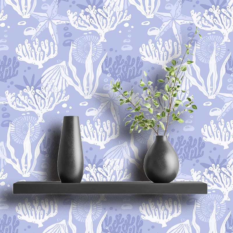 Wallpaper Seaweed - Etsy