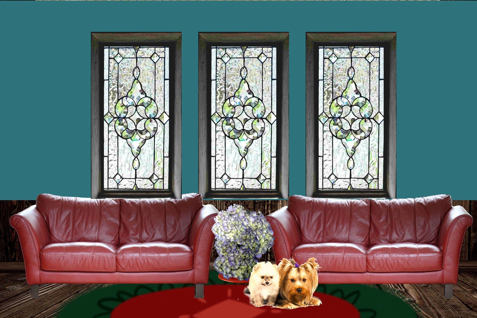 Doll House Windows Set Printable, Windows for 1/12 Sized Dollhouse Wall ...