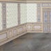 DOLLHOUSE Printable 1/12 Scale WALLPAPER With Painted Panels Digital ...