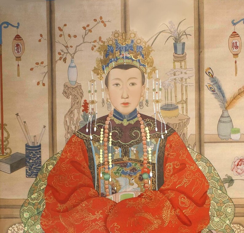 Chinese Imperial Prince and His Wife Portraits, Chinese Ancestors, HD ...