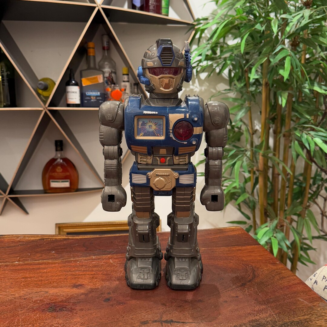 Vintage C. 2005 Super Sargent Battery Operated Electronic Robot Toy ...