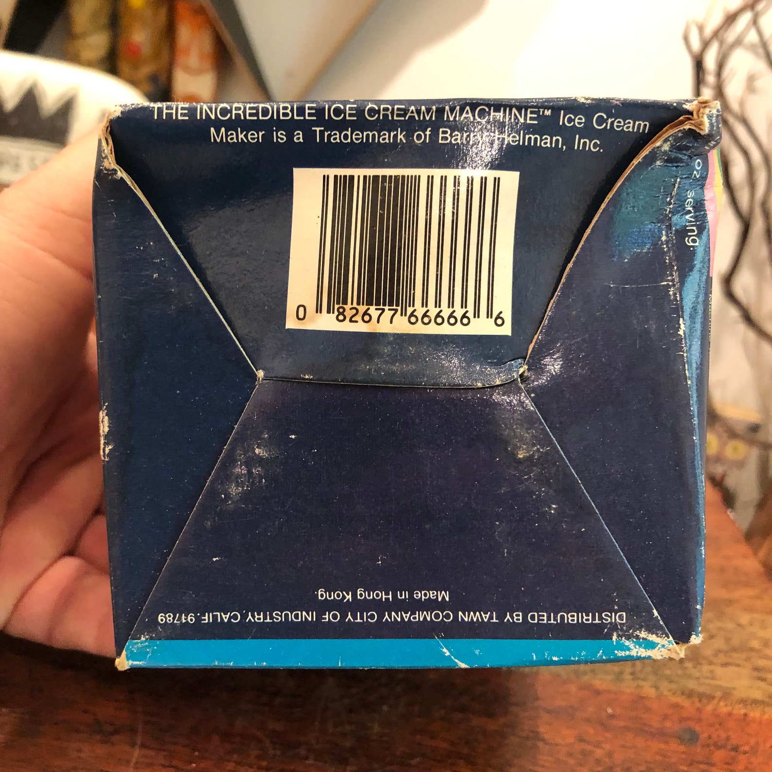 Vintage C. 1986 the Incredible Ice Cream Machine in Box With ...