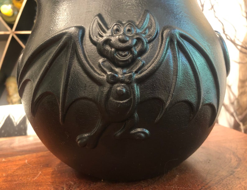 Vintage Blow Mold Witch's Cauldron With Vampire Bat Candy - Etsy