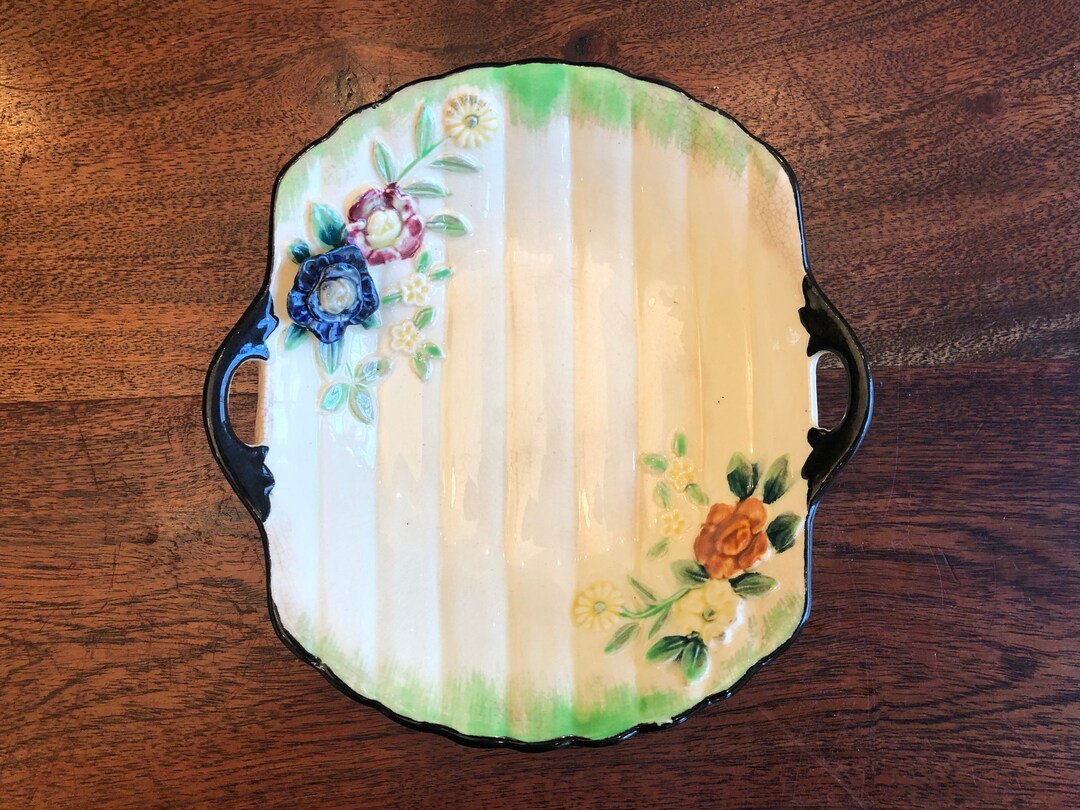 Mid Century Japanese MARUHON WARE Serving Bowl / Salad Bow With Flowers ...