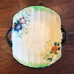 Mid Century Japanese MARUHON WARE Serving Bowl / Salad Bow With Flowers ...