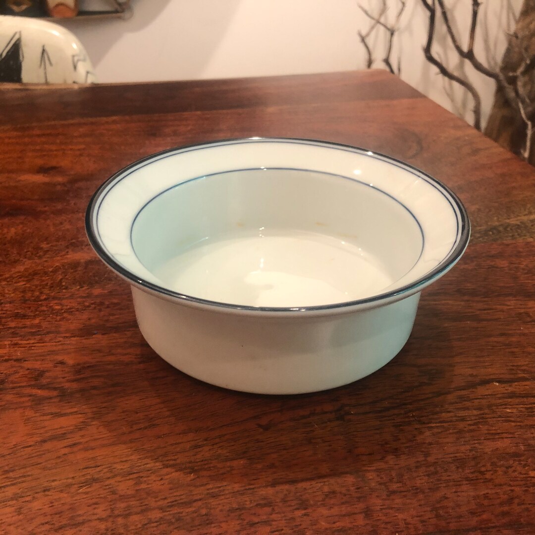 Vintage DANSK Concerto Allegro Porcelain Blue Soup / Cereal Bowl Danish ...
