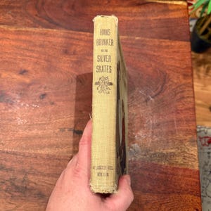 Antique C. 1910 Hans Brinker or the Silver Skates Hardback Illustrated ...