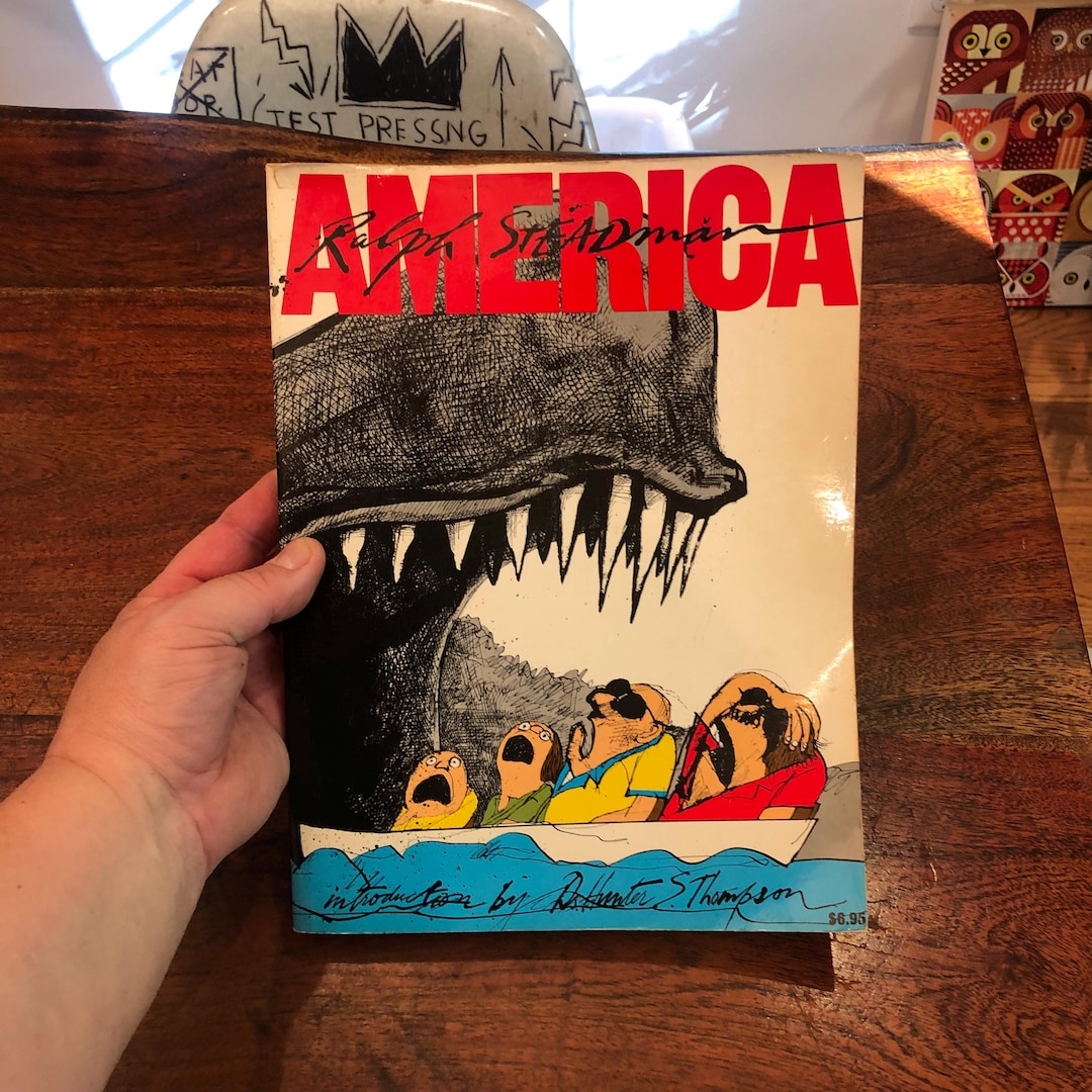 Vintage C. 1974 AMERICA Political Cartoon Soft Cover Book by Ralph ...