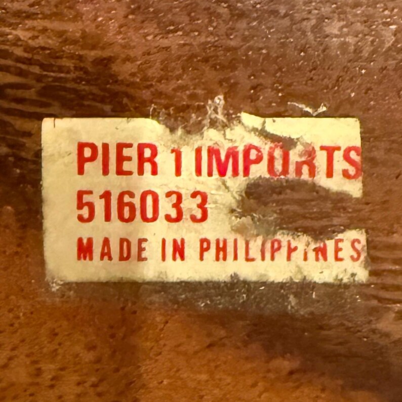 Vintage 1960s Filipino Elongated Monkey Pod Divided Snack Bowl by Pier ...