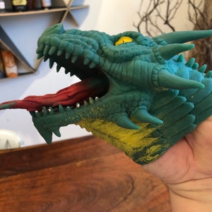 Vintage Schylling Children's Rubber Dragon Hand Puppet - Etsy