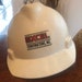 Vintage C. 1986 White Construction Worker's Safety Helmet - Excell ...