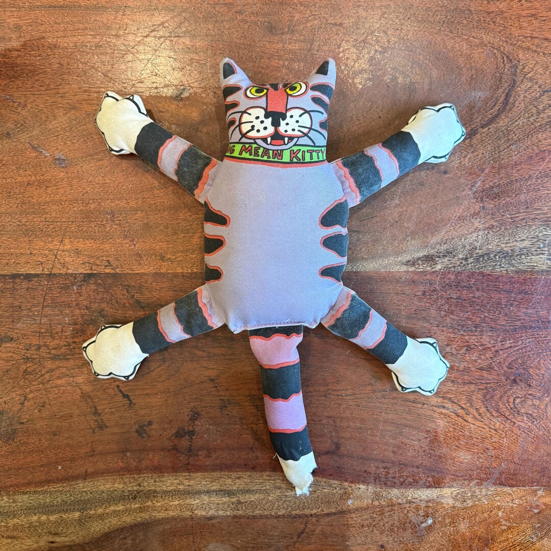 Vintage C. 1997 Fat Cat Inc. Purple Soft Plush Dog Toy by Anne Lika ...