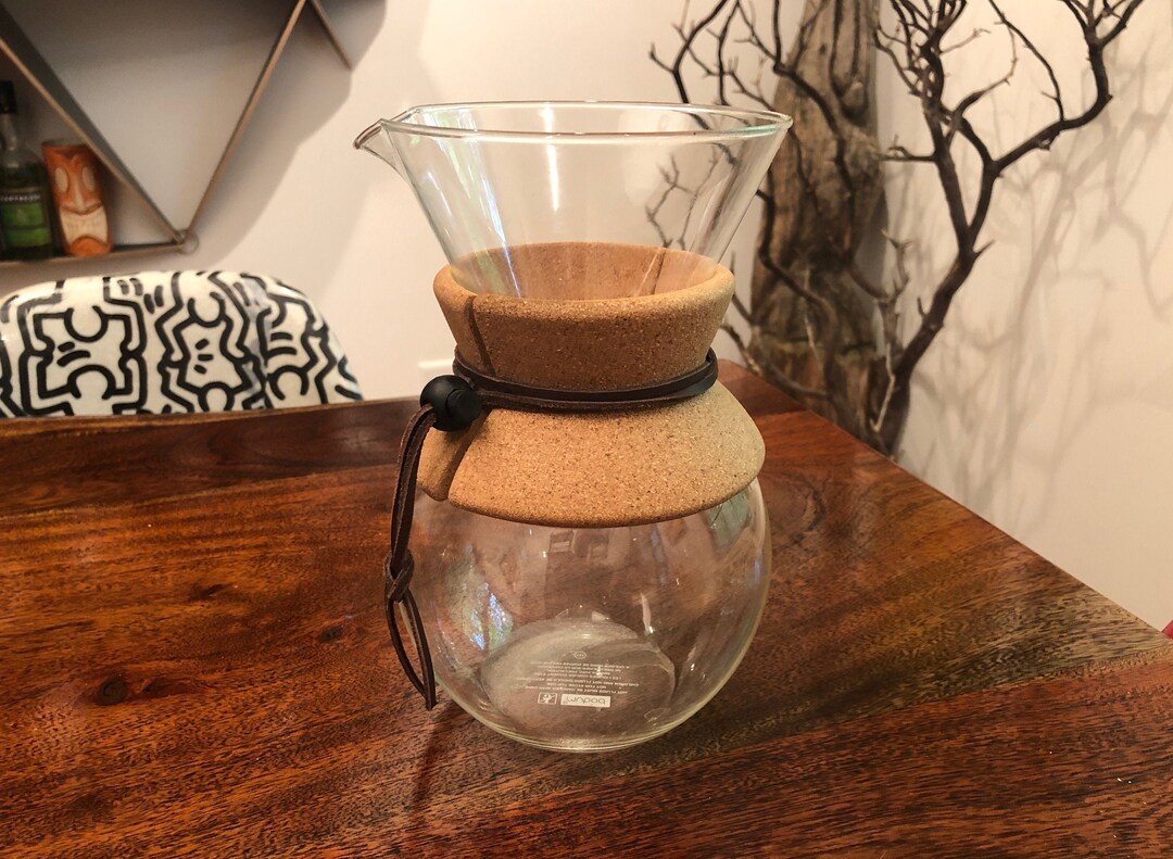 Vitnage Danish Modern Hot & Cold Glass Coffee Drip Carafe With - Etsy