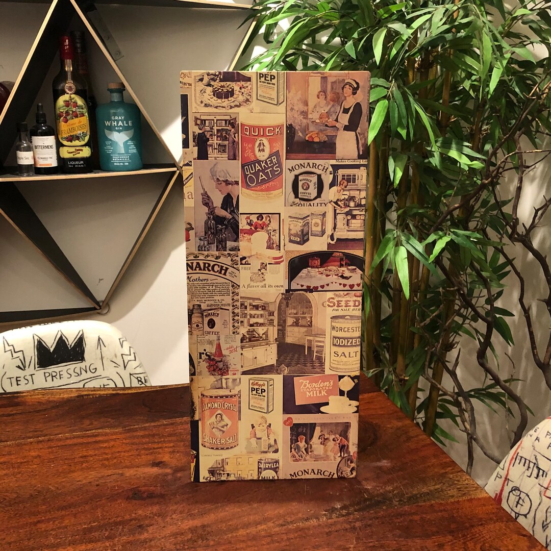 Vintage 1970's Aristo-mat NOSTALGIA Metal Printed Food & Kitchen ...