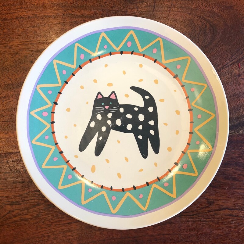 Cat Decorative Plate - Etsy