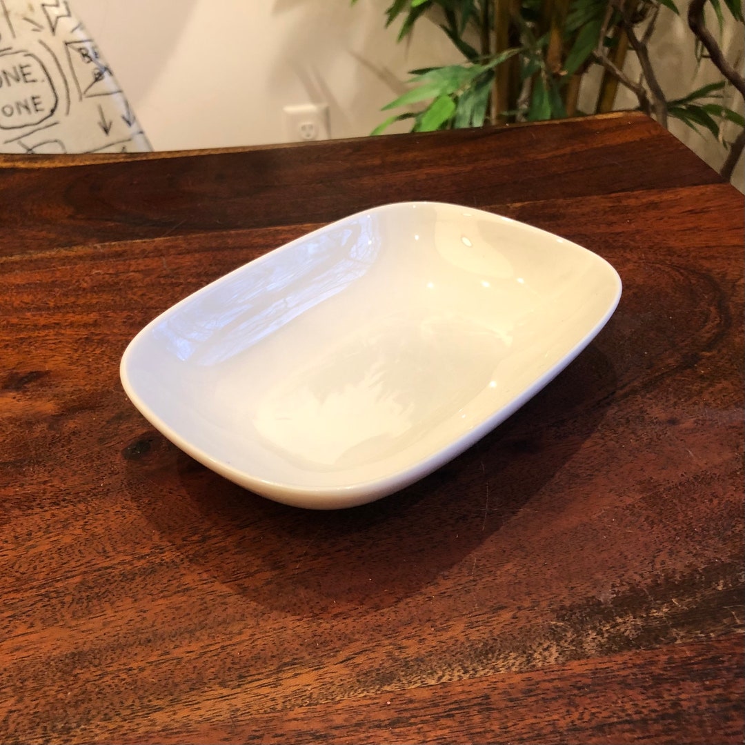 Vintage Alessi for Delta Airlines Ceramic 7.5" Rectangular Salad Bowl ...