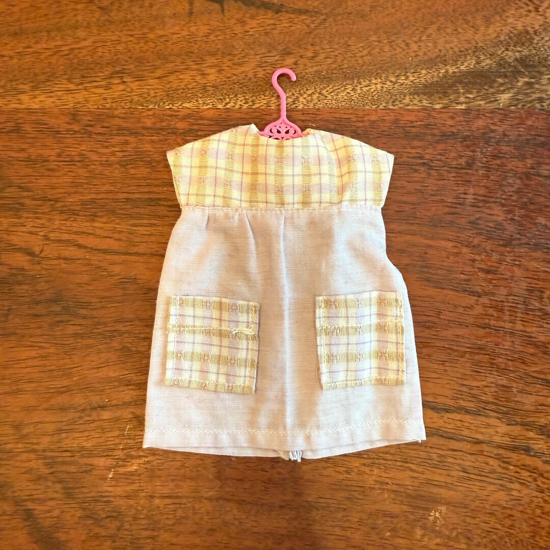 Mid Century Early 1960's Barbie Doll Purple & Sage Green Striped ...