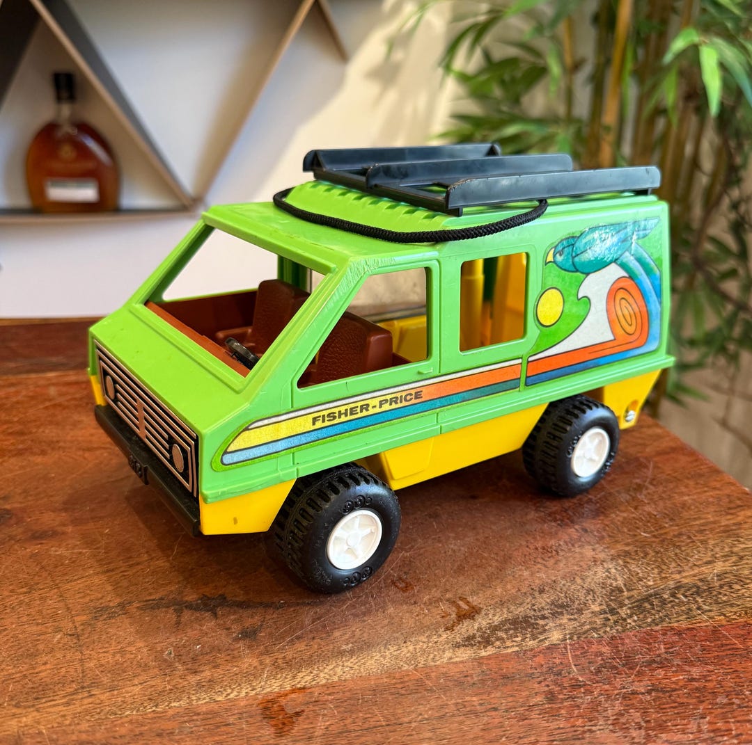 Vintage C. 1977 Fisher-price Adventure People Daredevil Sports Van Toy # 318 - Retro 1970s ...