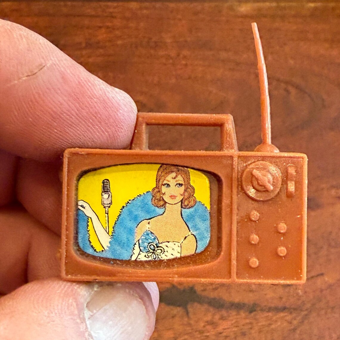 Vintage 1970's Barbie & Ken Doll Portable Television Accessory ...
