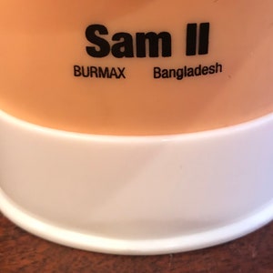 Vintage SAM II Life Size Woman Mannequin Head With Hair by BURMAX ...