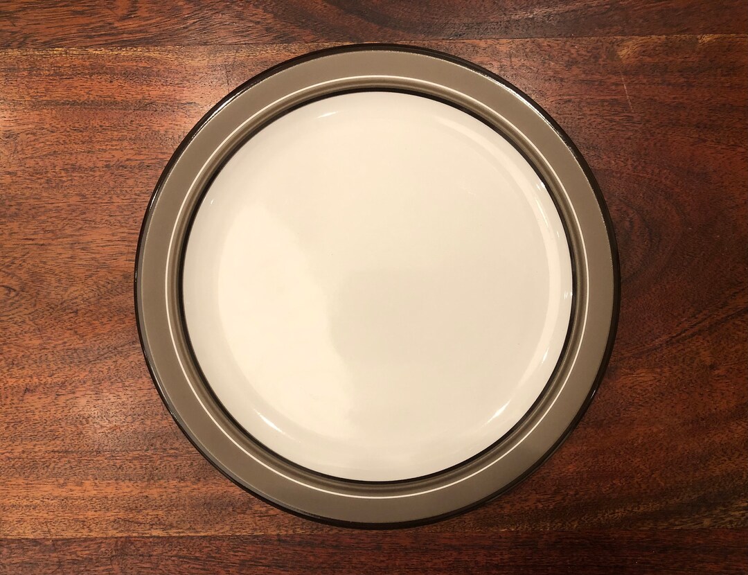 Vintage 1970's ARITA GENESIS Brown Stoneware 10.25" Dinner Plate - No ...