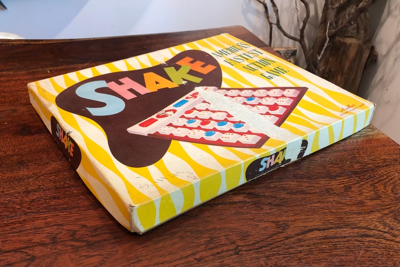 Mid Century 1960's Shake Dice Board Game by W.H. Schafer - Etsy