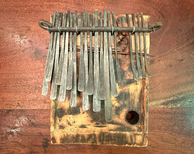 Antique African Zimbabwean Mbira Wood and Steel Thumb Piano / Finger ...