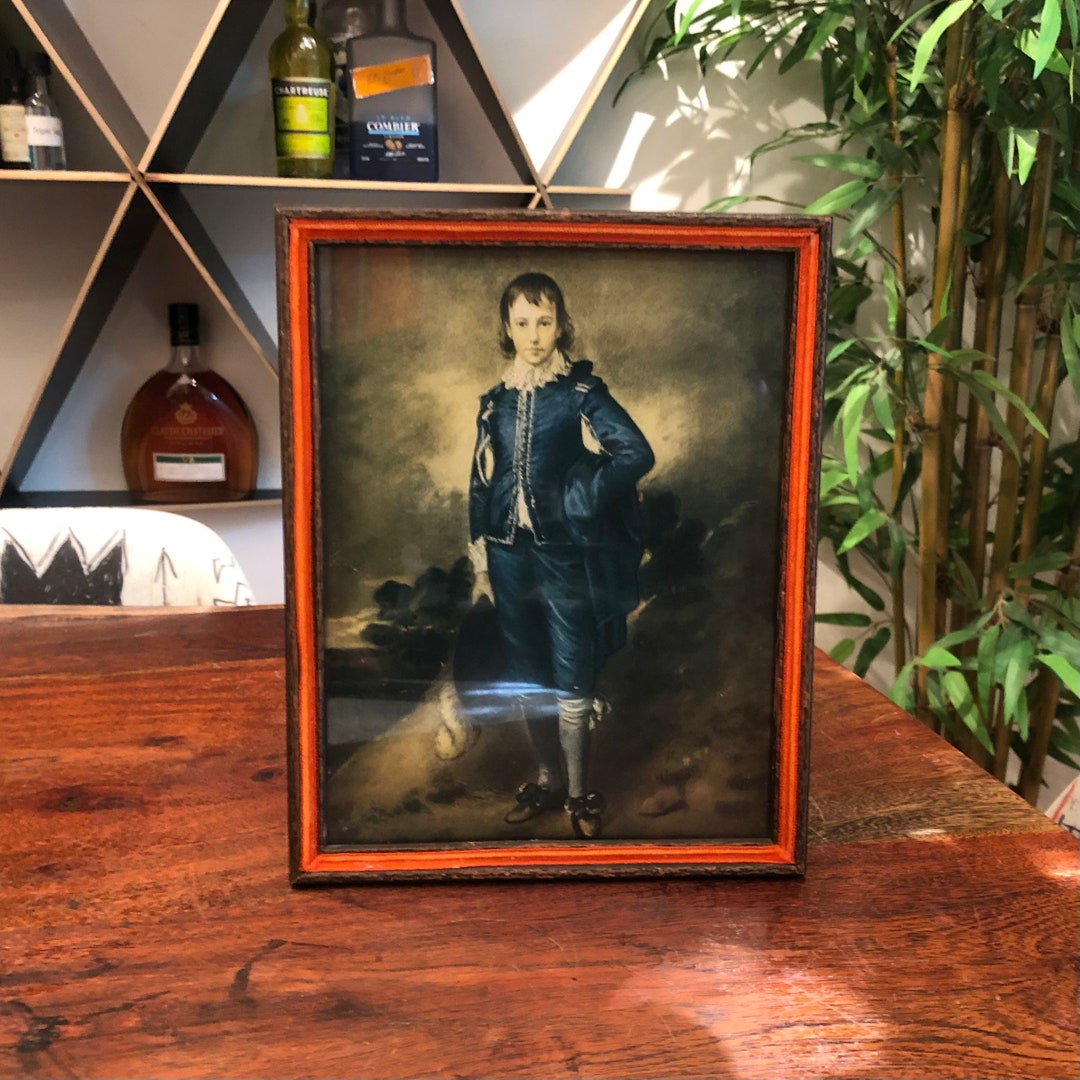 Antique 1920's the Blue Boy Art Print by English Artist Thomas ...