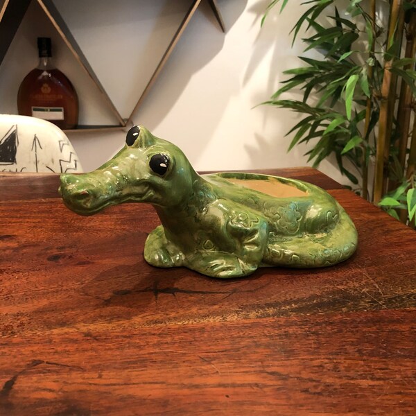 Alligator Planter - Etsy