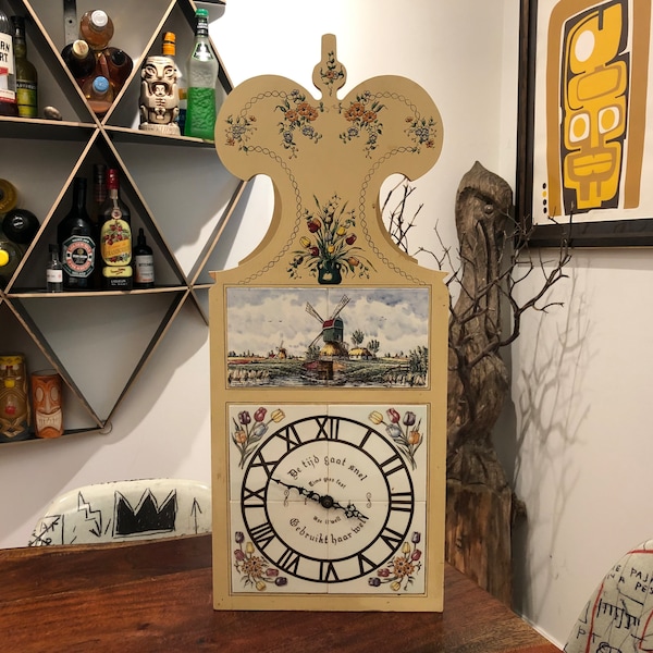 Windmill Clock - Etsy