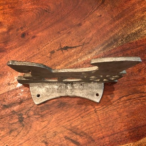 Mid Century Thick Aluminum Horse & Buggy Shaped Shoe Scraper - Vintage ...